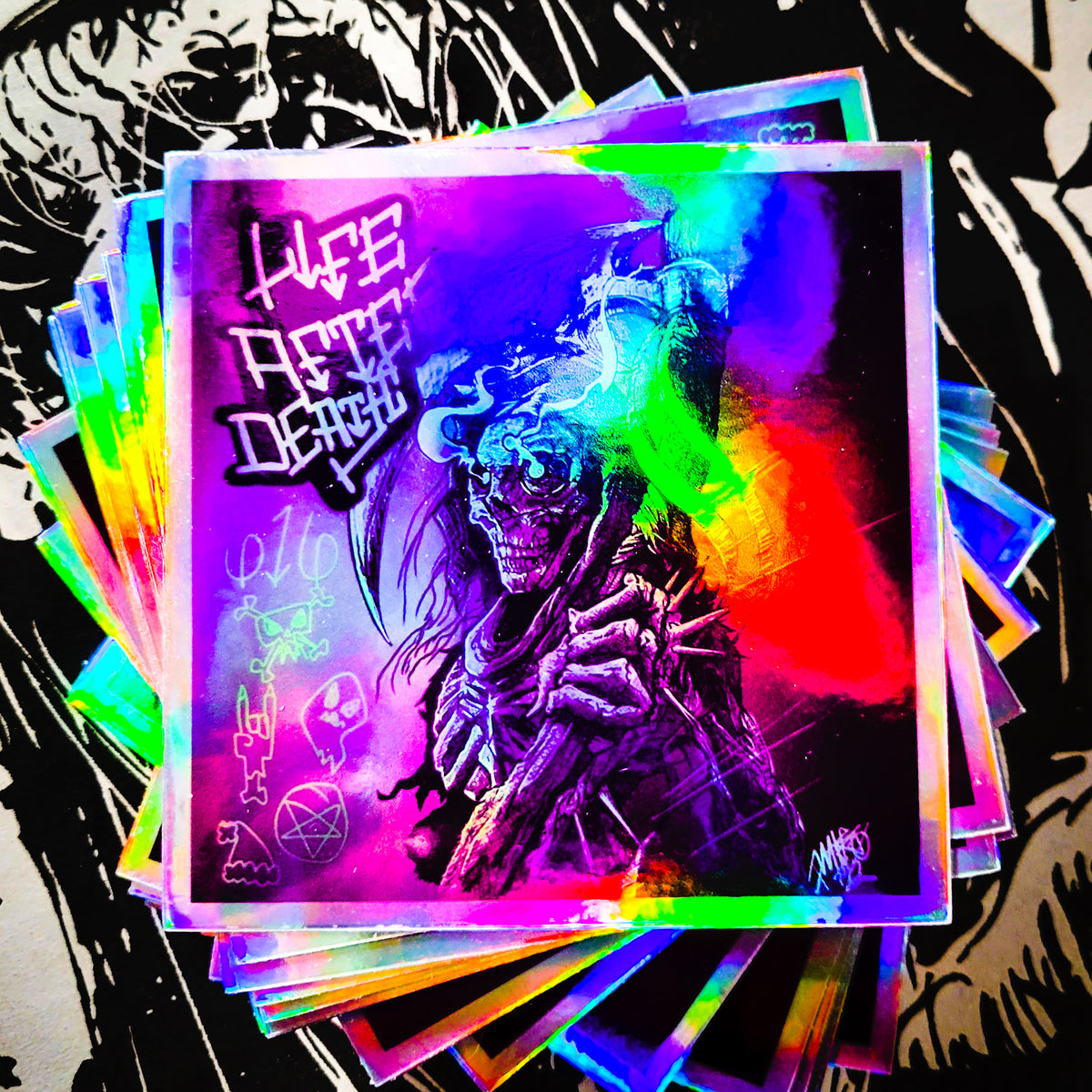 New stickers! – Life After Death Productions